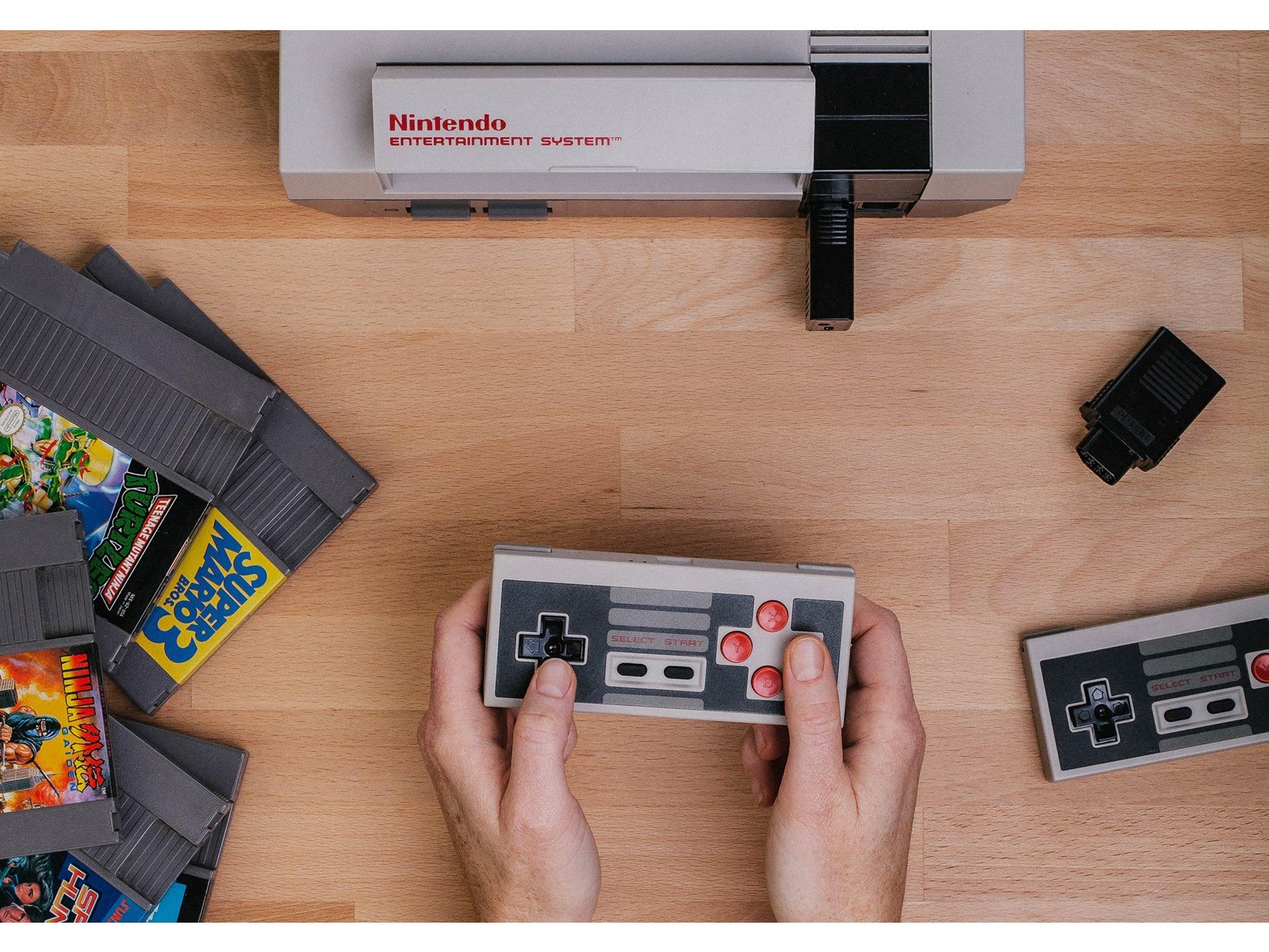 8BitDo Bluetooth Retro Receiver (NES) - Compatible with DualShock 3 & 4 ...