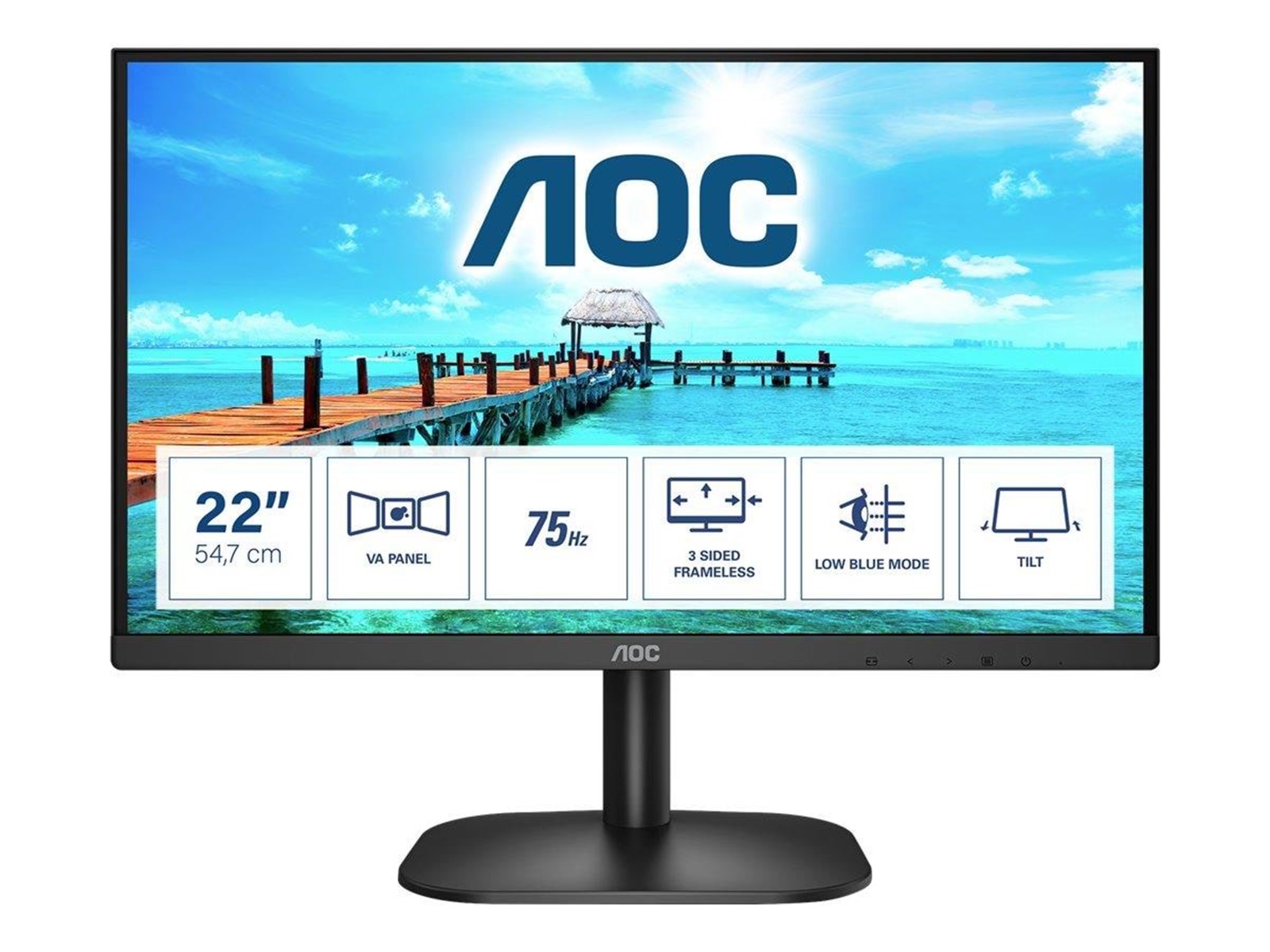 22" AOC 22B2H 75Hz | Günstig