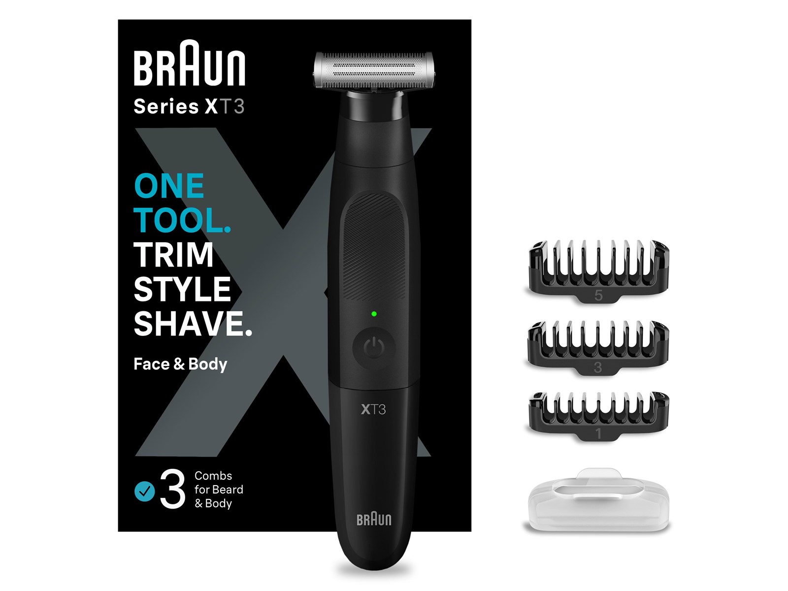 Braun Body trimmer Styler XT3100 Black | Auf Lager | Günstig