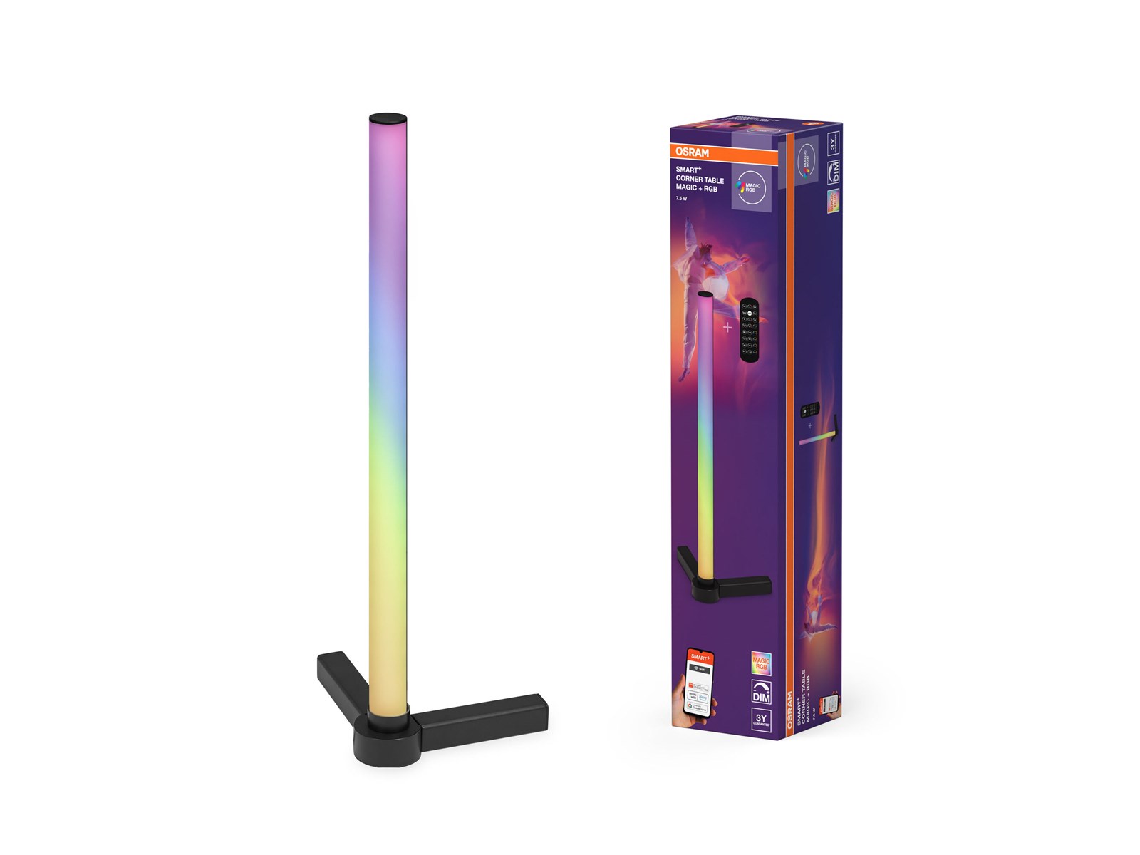 Osram SMART+ Corner Table 7.5W/RGB 425mm black WiFi | Günstig