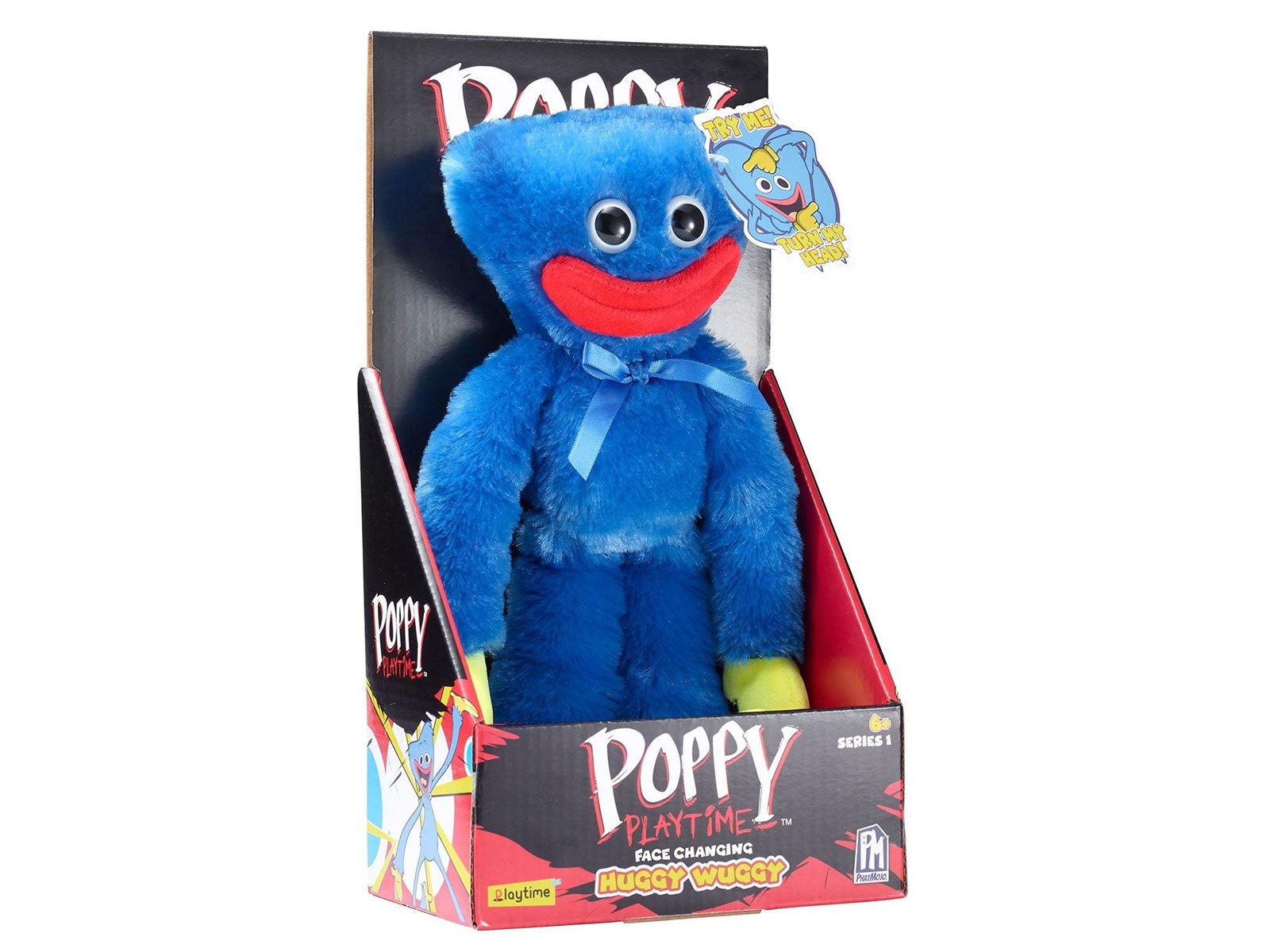 ROBLOX Poppy Playtime Deluxe Plush Huggy Wuggy Face-Changing S1