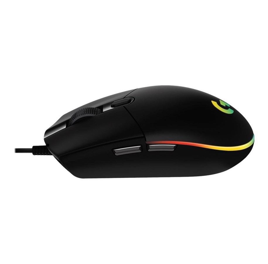 Logitech G102 LIGHTSYNC - Black - Gaming Maus (Schwarz mit RGB)