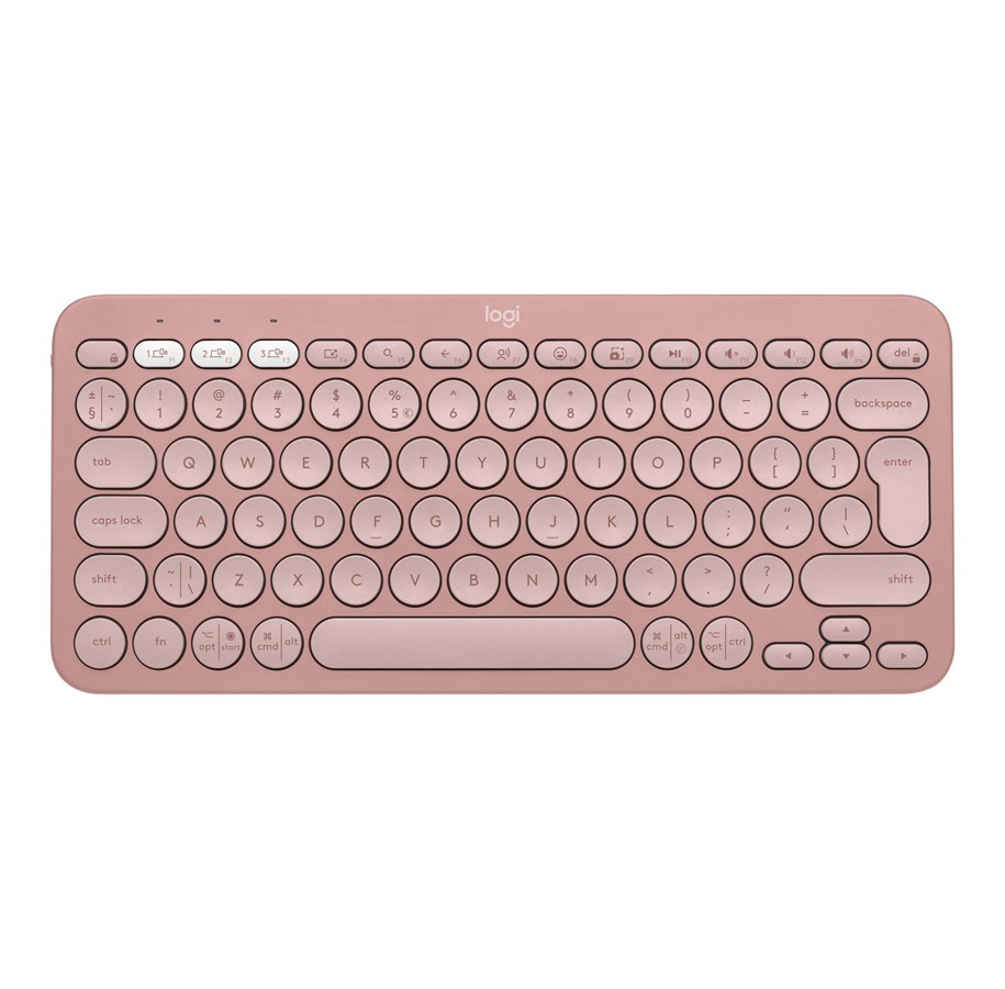 Logitech Pebble Keys 2 K380s Wireless Keyboard - Tonal Rose - Tastatur ...