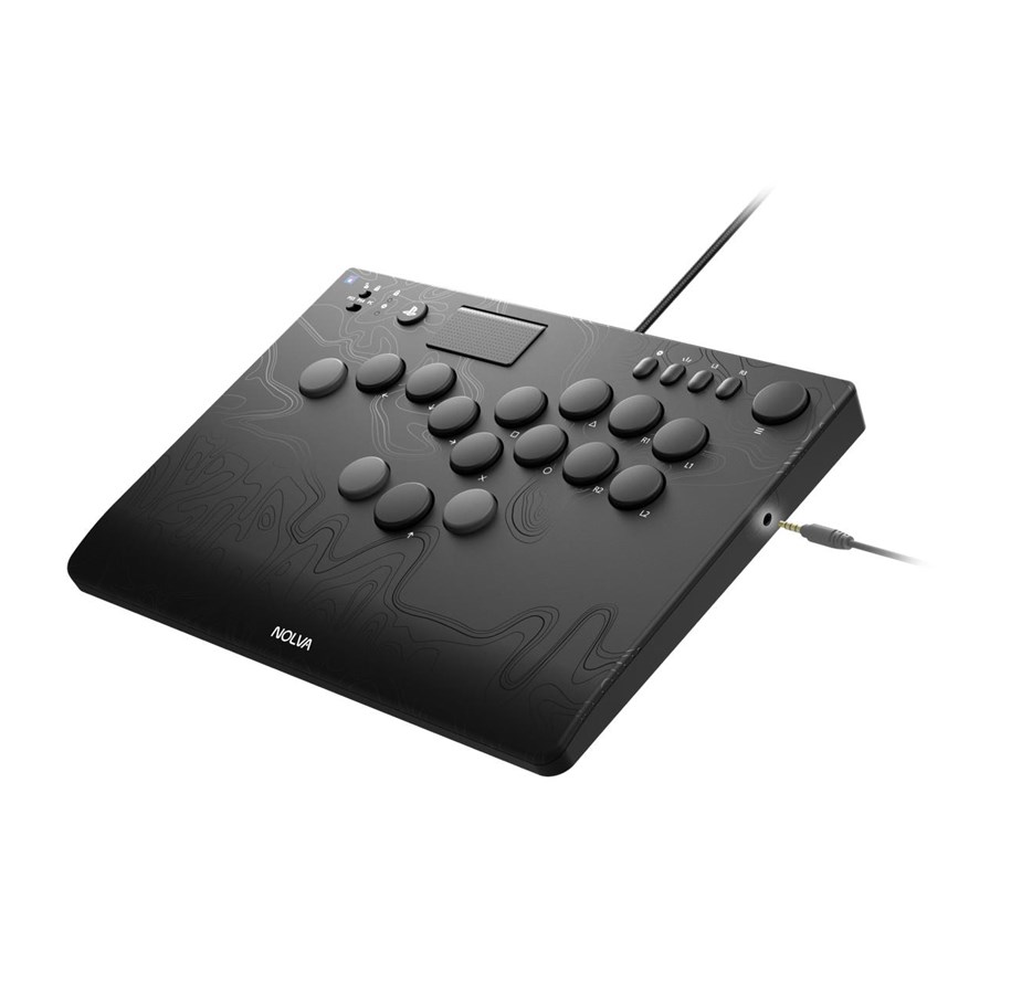 HORI NOLVA Mechanical All-Button Arcade Controller for PC & PS5 - Wired ...