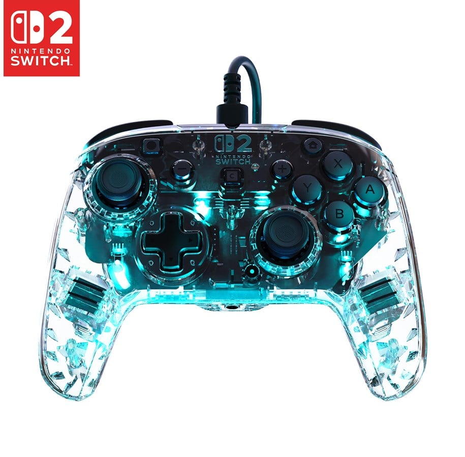 Turtle Beach Afterglow - Clear - Wired Controller - Nintendo Switch