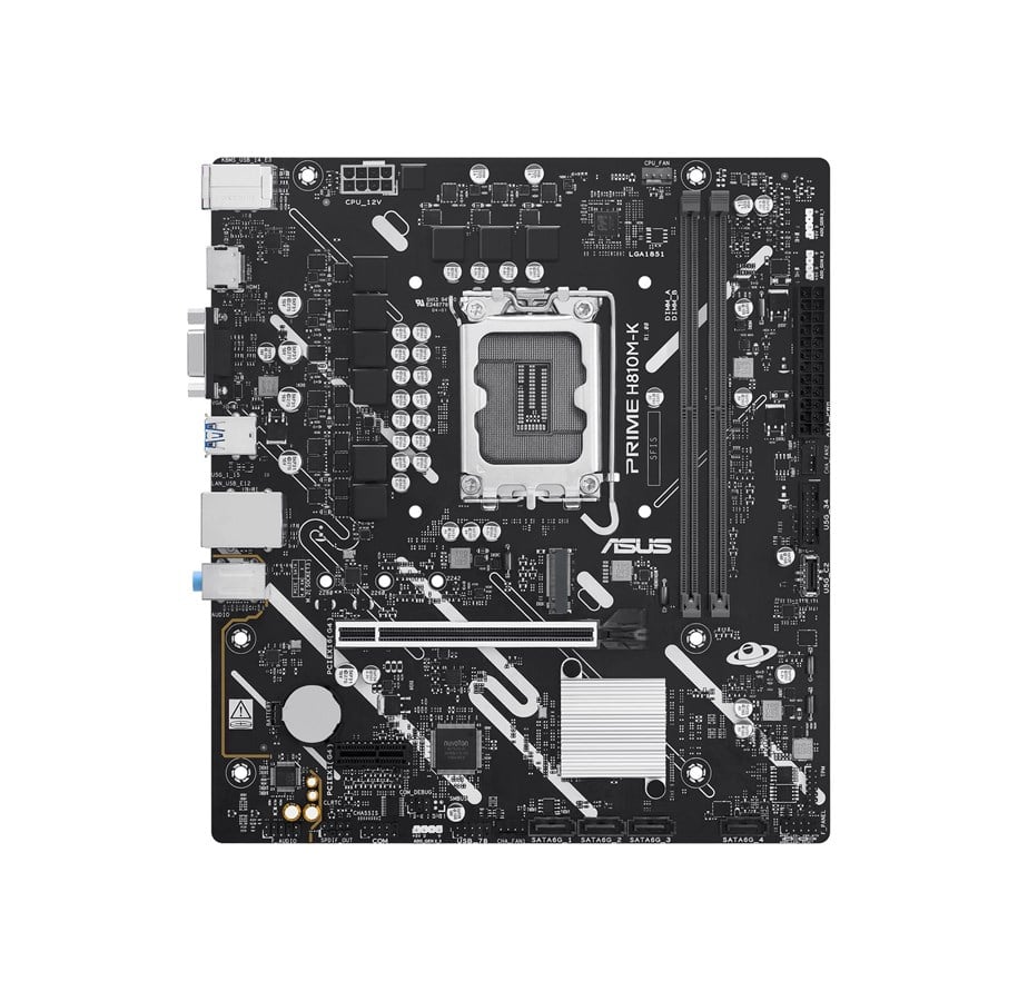 ASUS PRIME H810M-K Mainboard - Intel H810 - Intel LGA1851 - DDR5 RAM ...